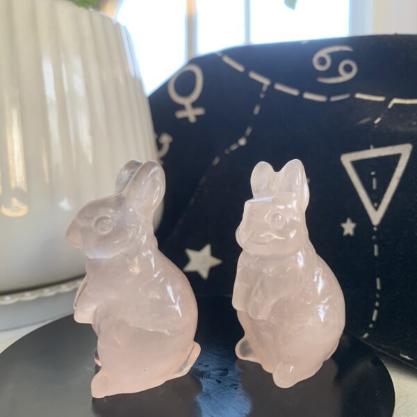 Small Rose Quartz Rabbit Wholesale Crystal Rabbit 1 Best Gif